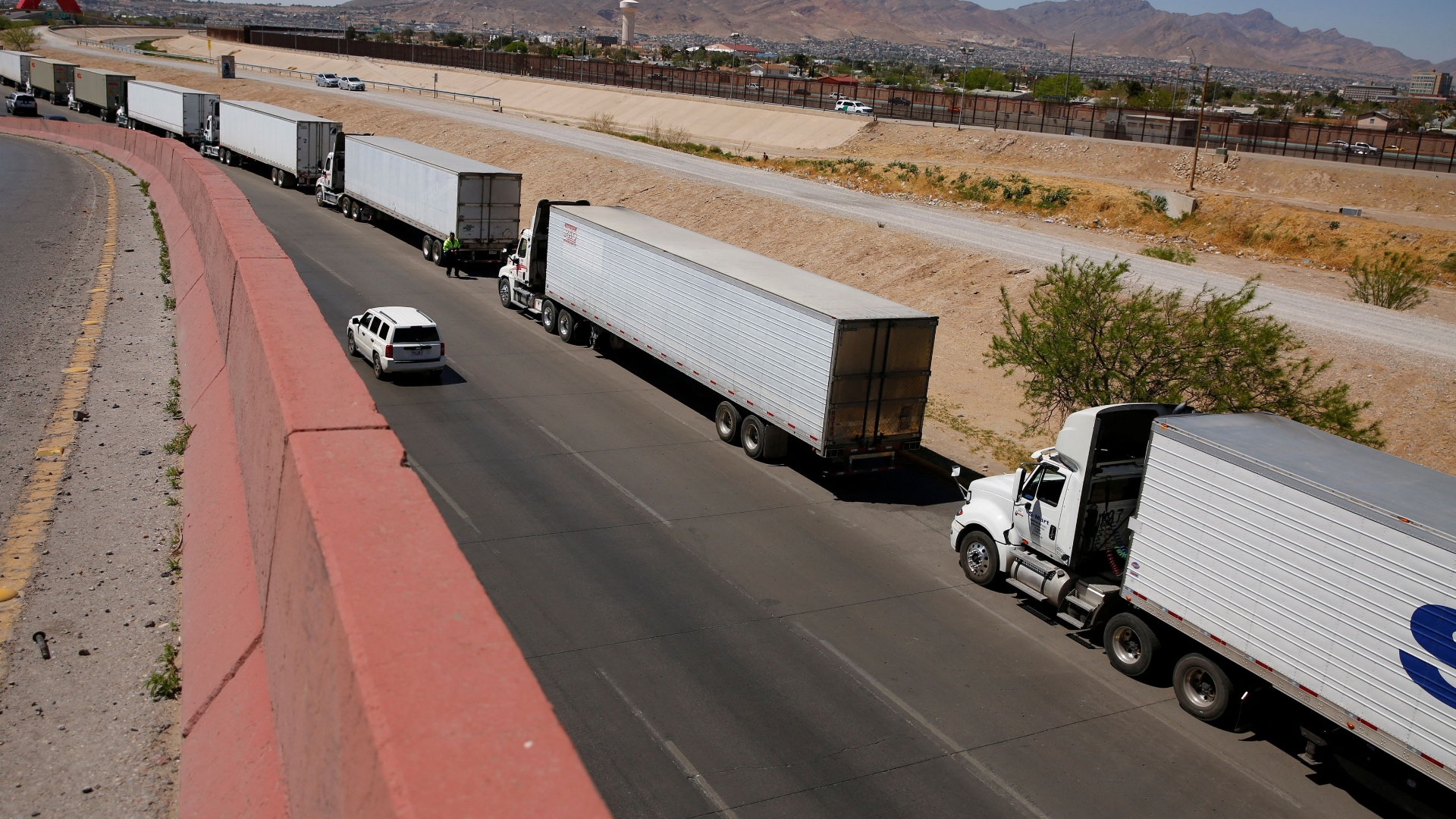Mexican Truck Border Crossing