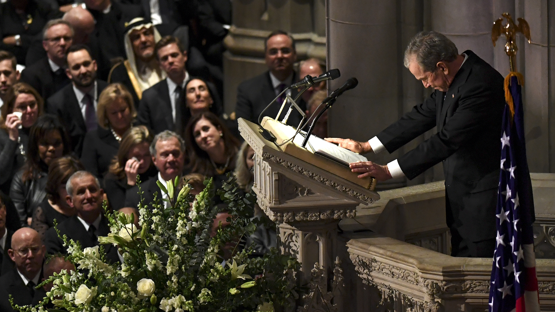 George W Bush Crying