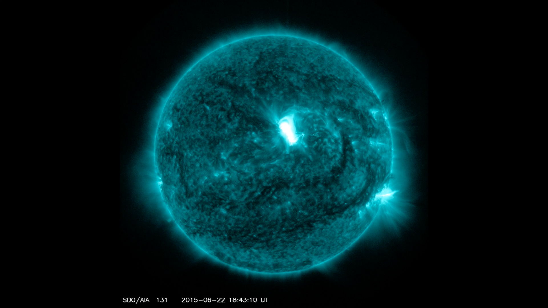 Solar Storm Occuring